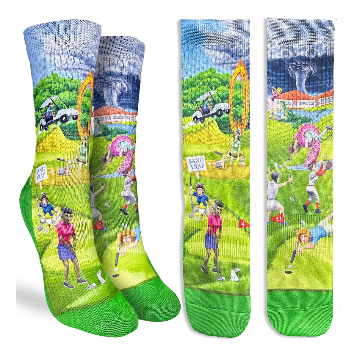 Bas pour femme Crazy golf - Good Luck Sock - La Galerie Coccinelle